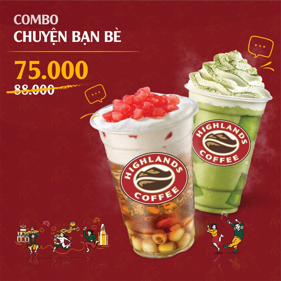 Highlands Coffee tung ra ưu đãi "Combo đậm chuyện" chỉ trong tháng 7 ...