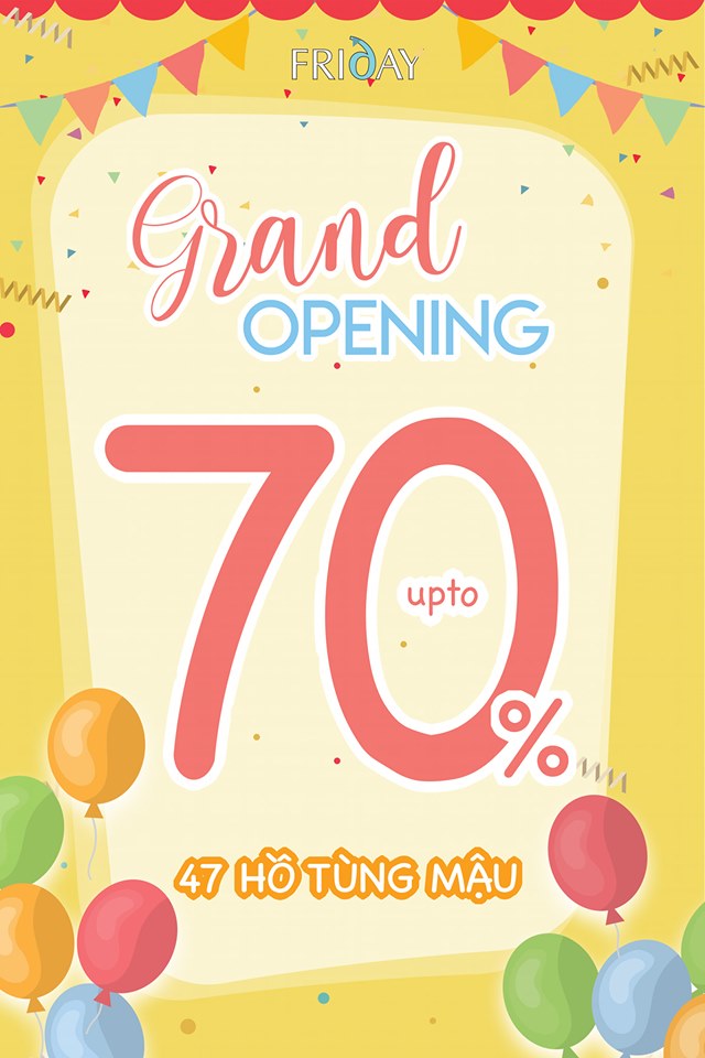 [Friday shop] Sale mạnh 70% sản phẩm siêu đẹp - TienDauRoi
