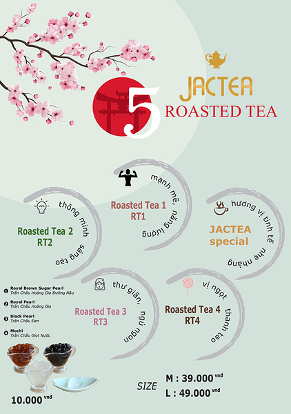 [Jamja] Trà Nướng Nhật Bản Jactea Giảm 40% toàn menu đồ uống - TienDauRoi