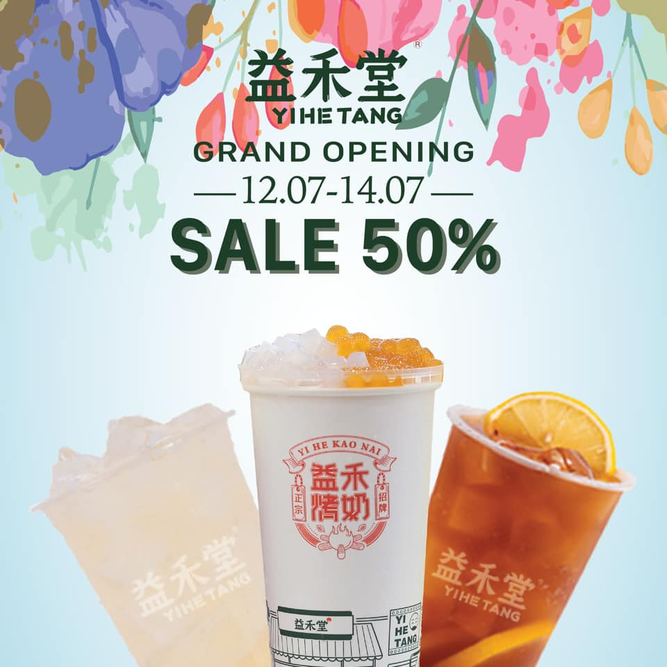 Trà sữa Yi He Tang & Coffee giảm 50% trong 3 ngày từ 12/07-14/07 ...