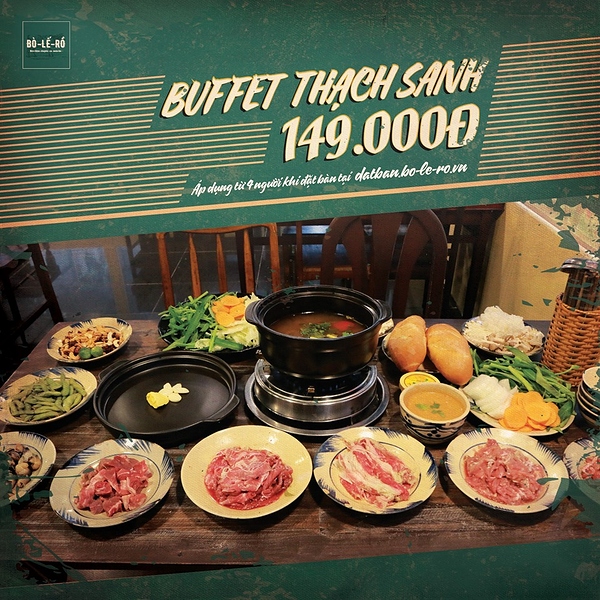 Buffet Bò Lế Rồ từ 149k khi đi nhóm 4 - TienDauRoi