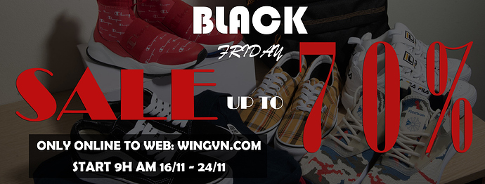 Ưu đãi Vans tới 70% tại Wingo Store - TienDauRoi