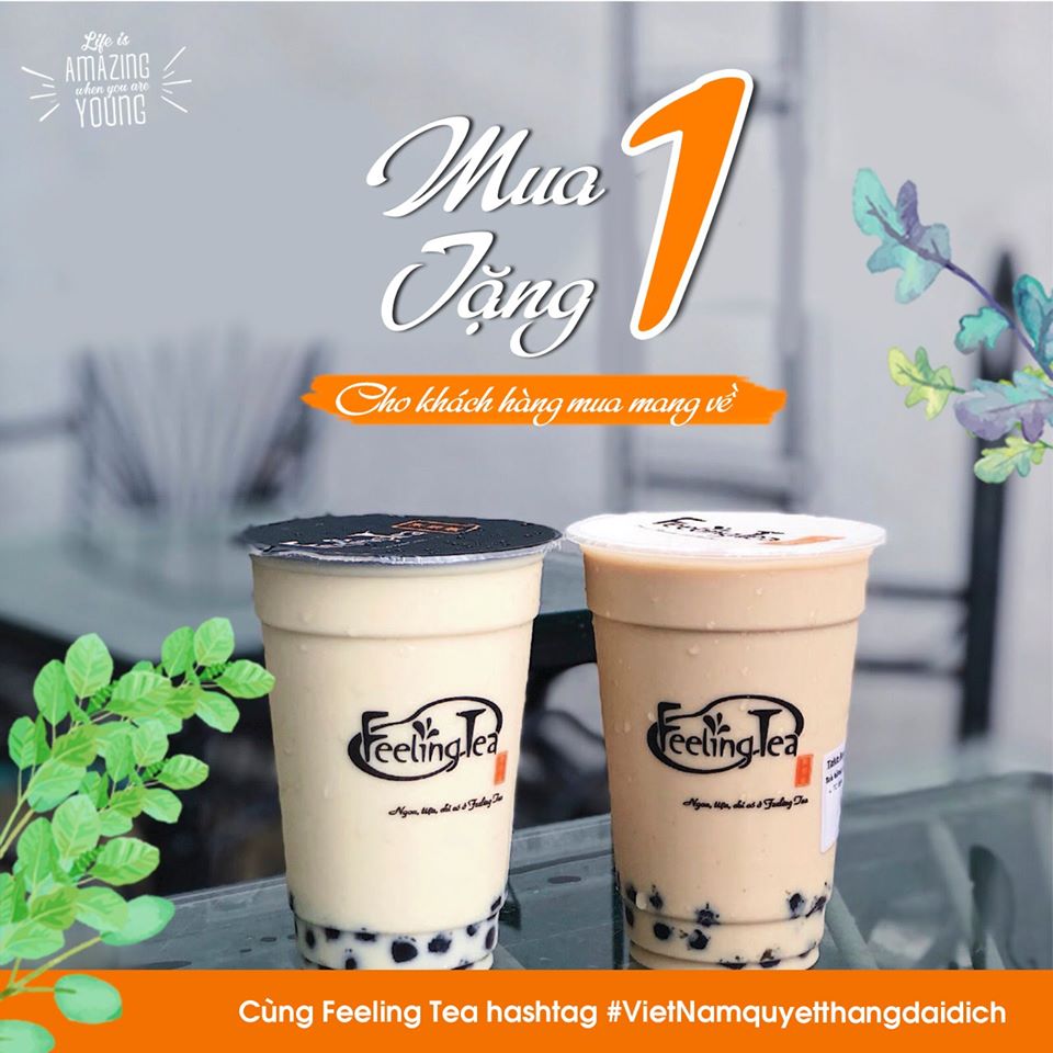 Feeling Tea mua 1 tặng 1 khi mua đem về - TienDauRoi