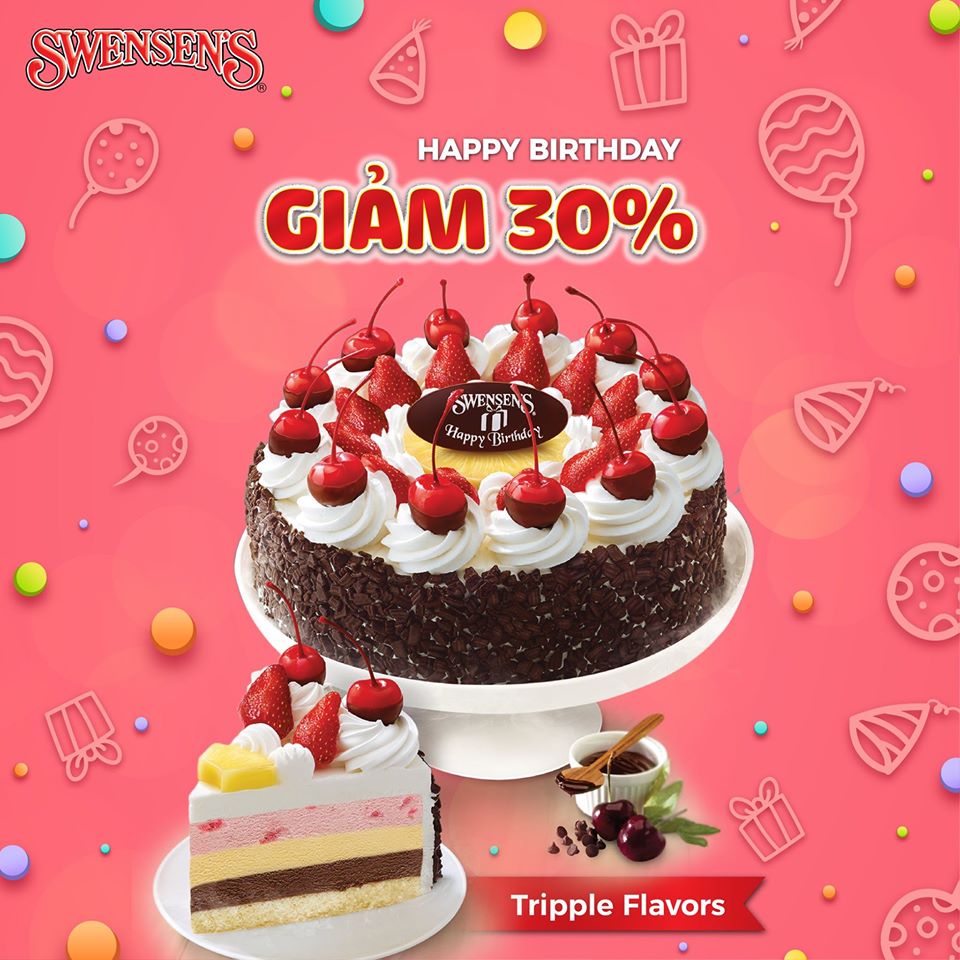 [Swensen's] Ưu đãi đến 50% bánh kem lạnh - TienDauRoi